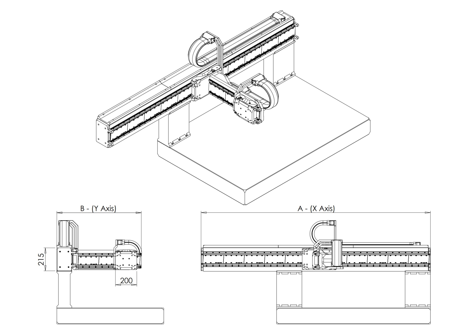 LINEAR GANTRY | IRON CORE | GL80
